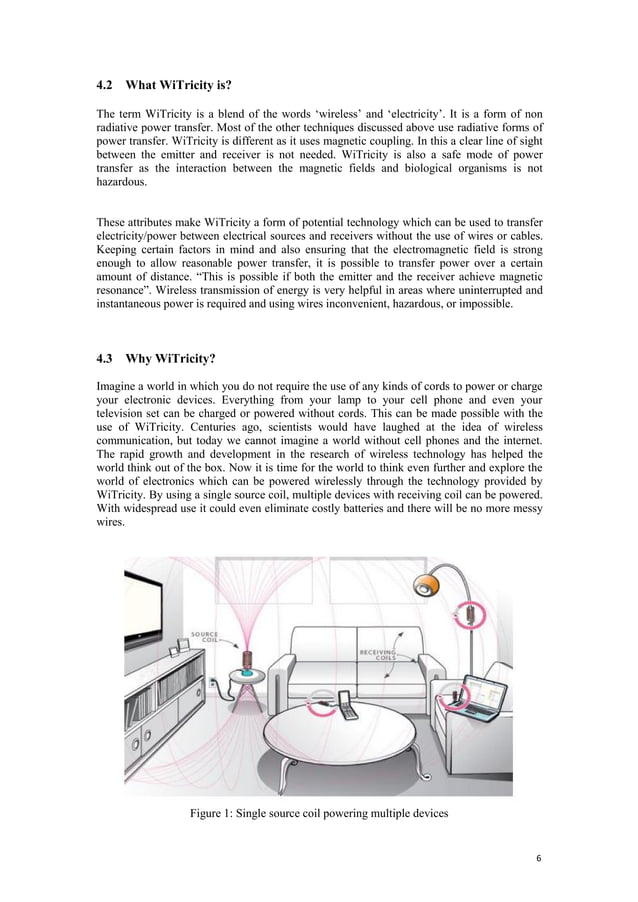 PROJECT REPORT ON WIRELESS POWER TRANSMISSION | PDF | Internet of ...