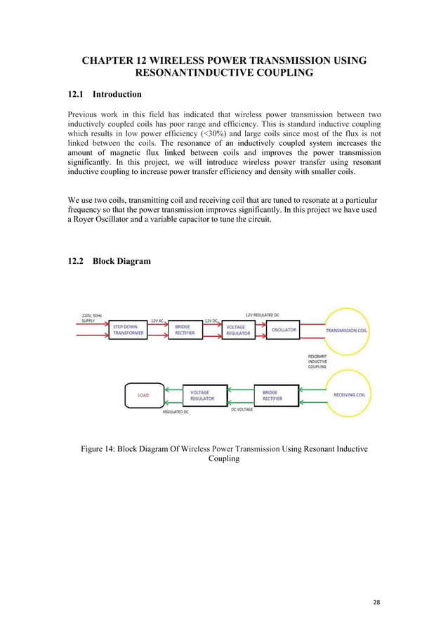 PROJECT REPORT ON WIRELESS POWER TRANSMISSION | PDF | Internet of ...