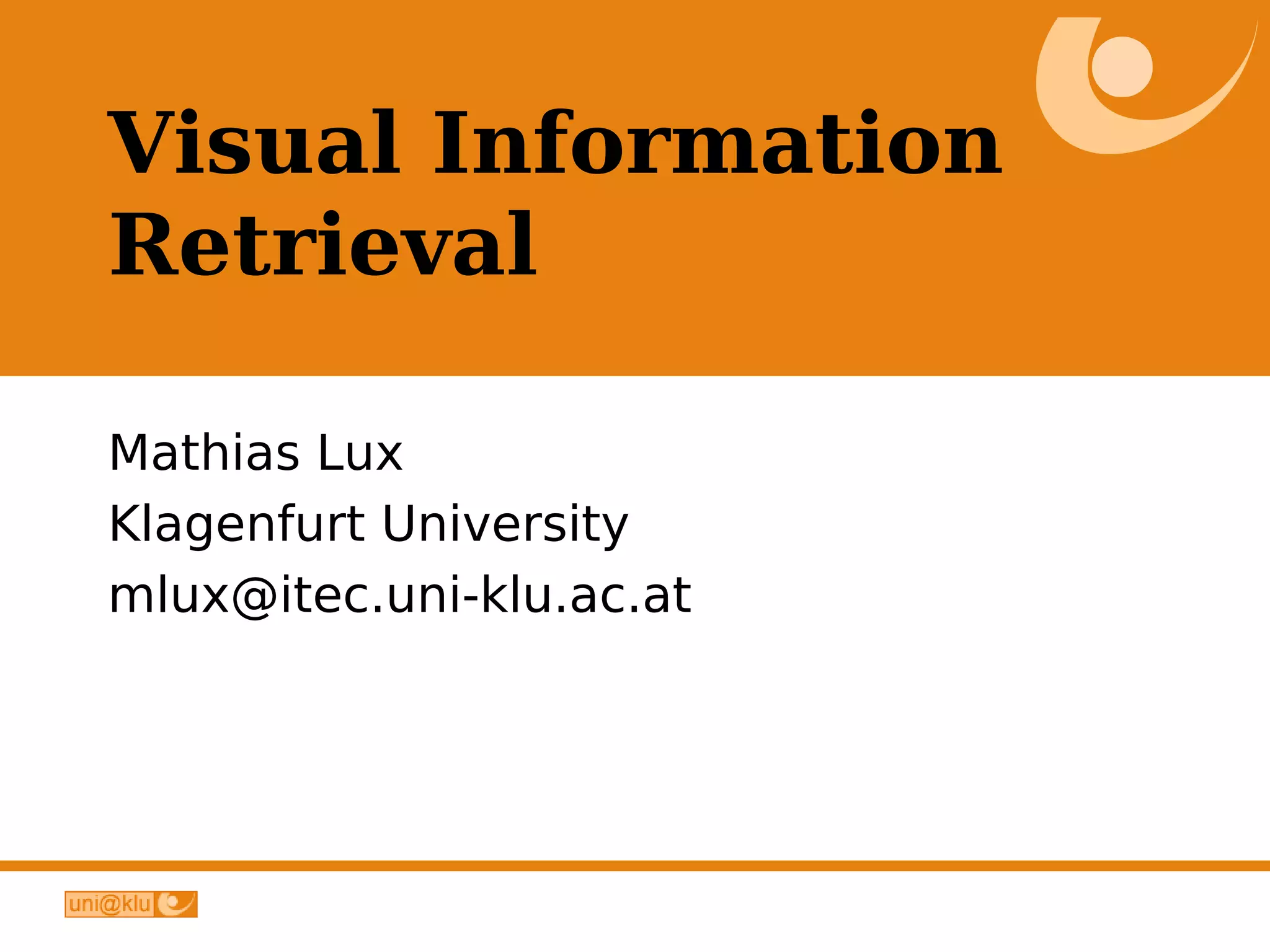 Visual Information Retrieval | PDF | Search | Internet