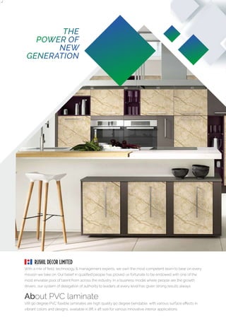 The 90° PVC Flexible Laminates Presented by VIR Laminate | PDF