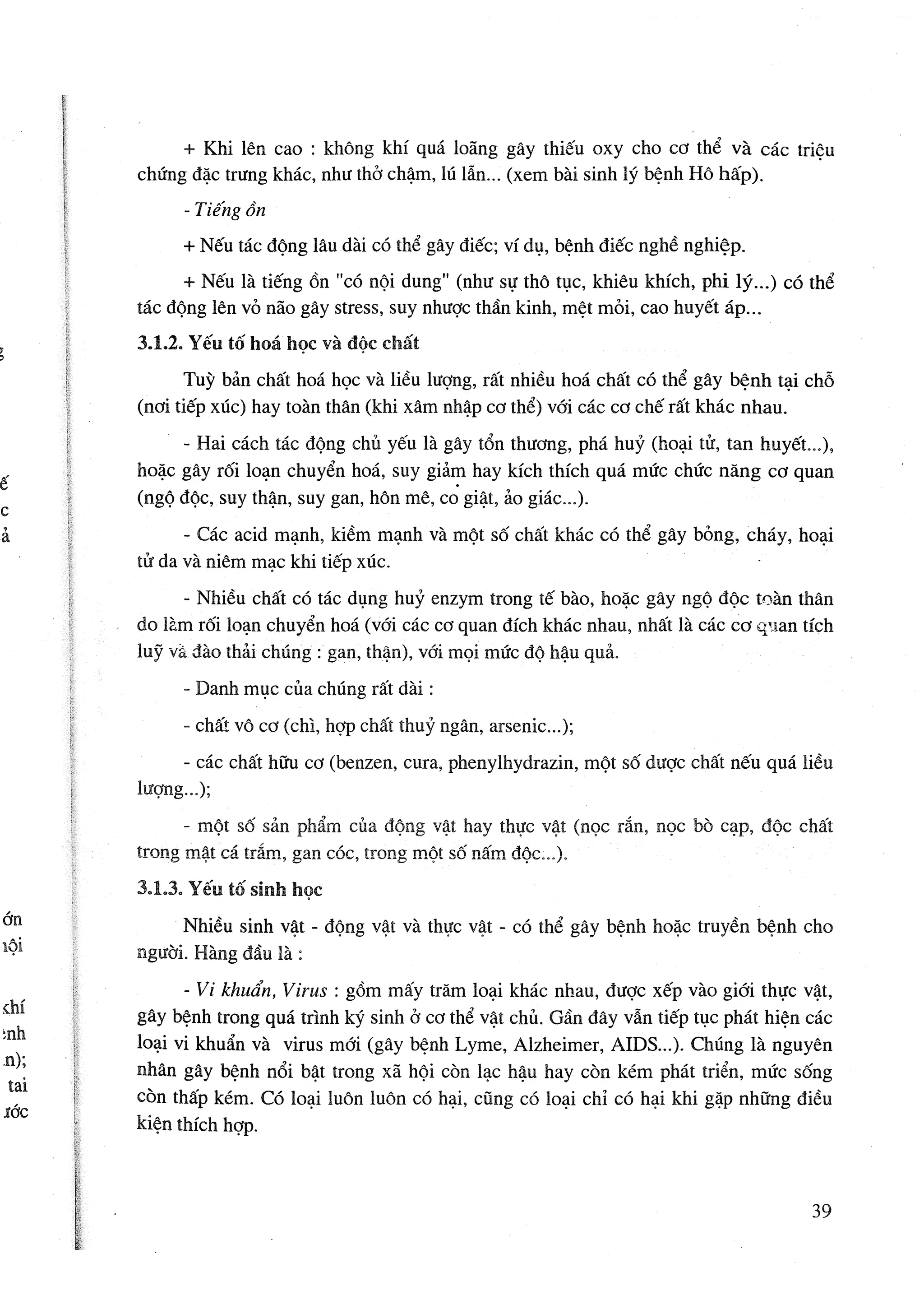 Sinh Ly Benh Hoc - DH Y HN.pdf cơ chế quan trọng | PDF