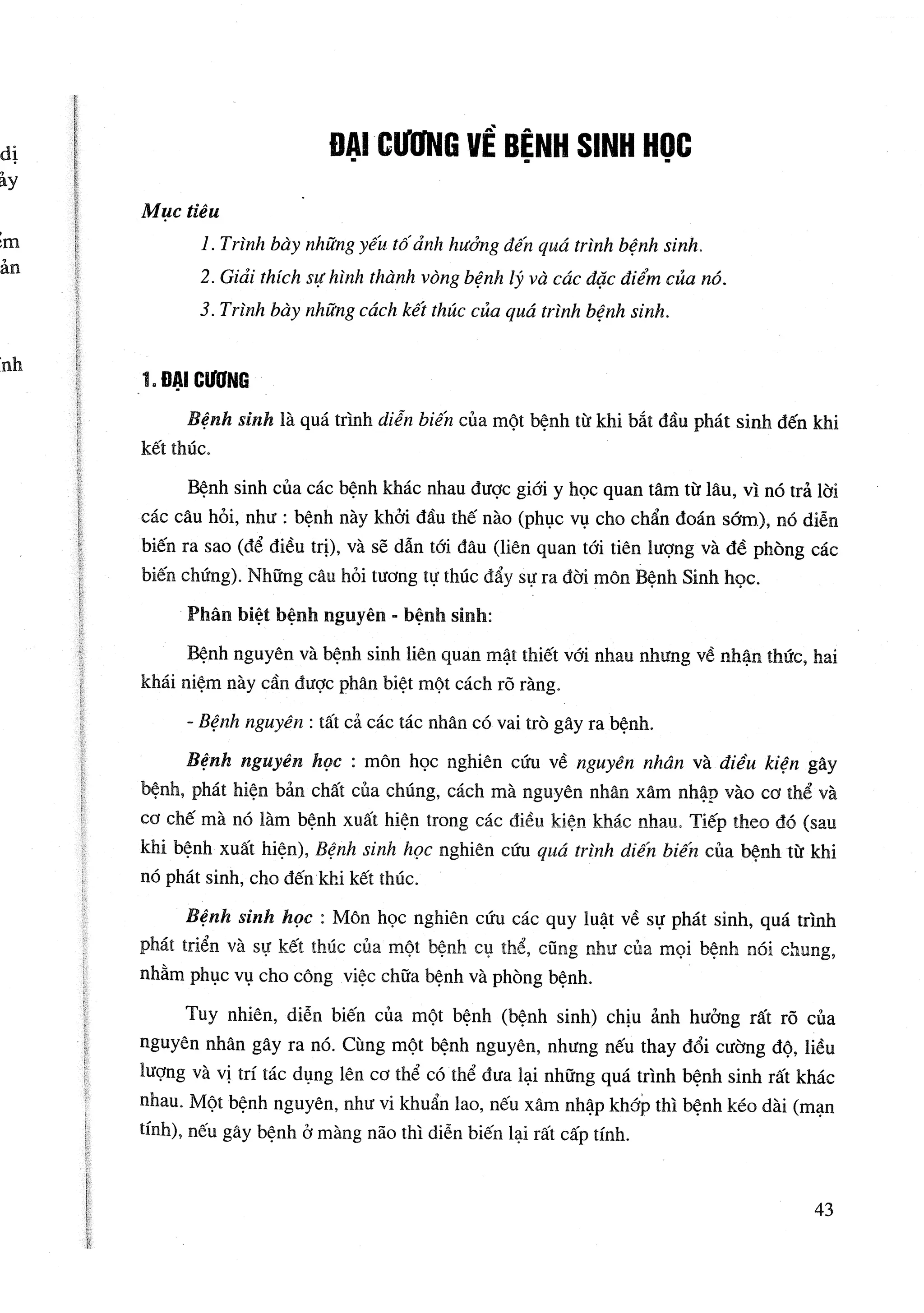 Sinh Ly Benh Hoc - DH Y HN.pdf cơ chế quan trọng | PDF