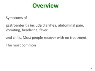 Viral Gastroenteritis Symptoms
