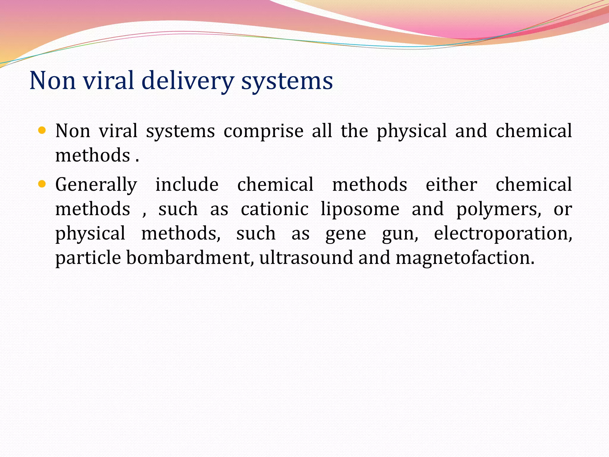VIRAL AND NON VIRAL GENE TRANSFER | PDF