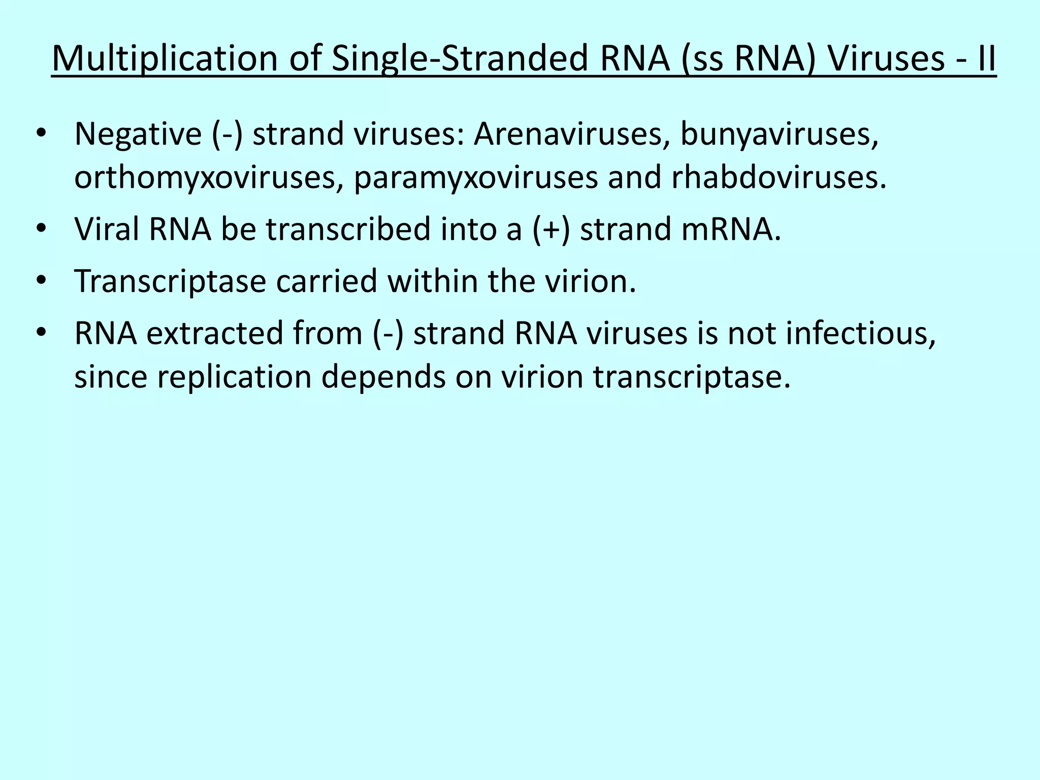 Viral classification and Types of Replication in virus | PPTX