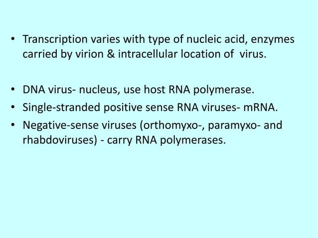 Viral classification and Types of Replication in virus | PPTX ...