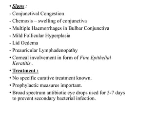 Viral conjunctivitis | PPTX