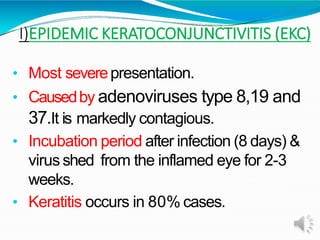 Viral conjunctivitis - DR ARNAV | PPTX