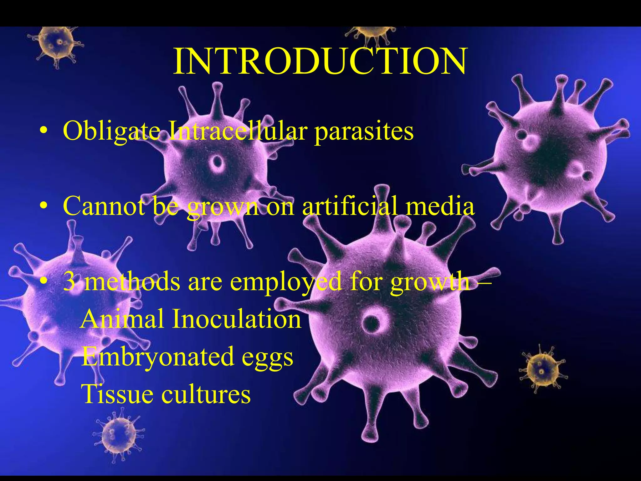 Cultivation of Virus | PPTX