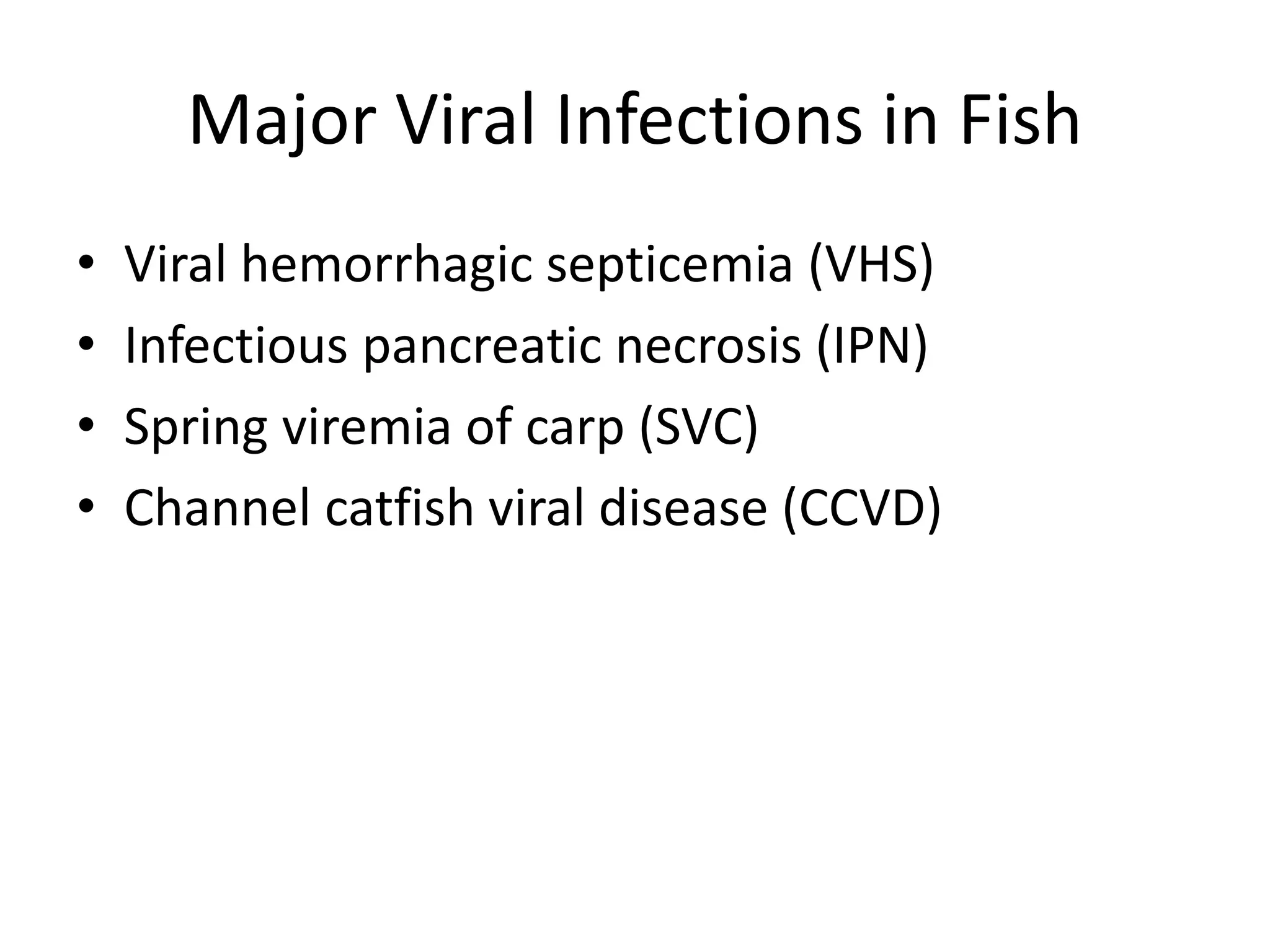 Viral diseases in fishes | PPTX