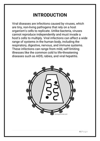 VIRAL DISESES Investigatory Project Class 12 | PDF