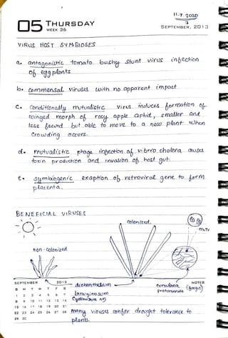 Virology Notes 2020 #23: Viral ecology | PDF