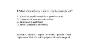 Viral exanthems / Maculopapular and Vesicular disorders.pptx