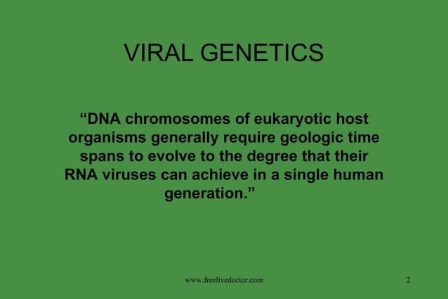 Viral Genetics | PPT | Genetics | Science