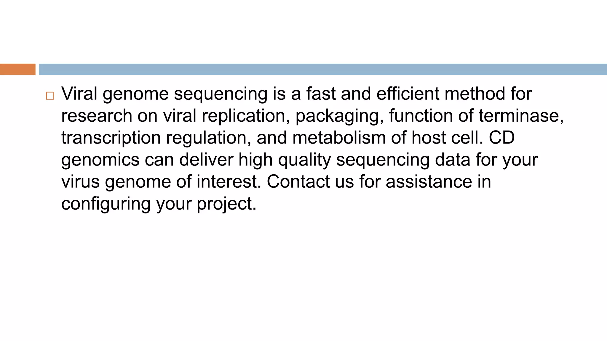 Viral genome sequencing | PPTX