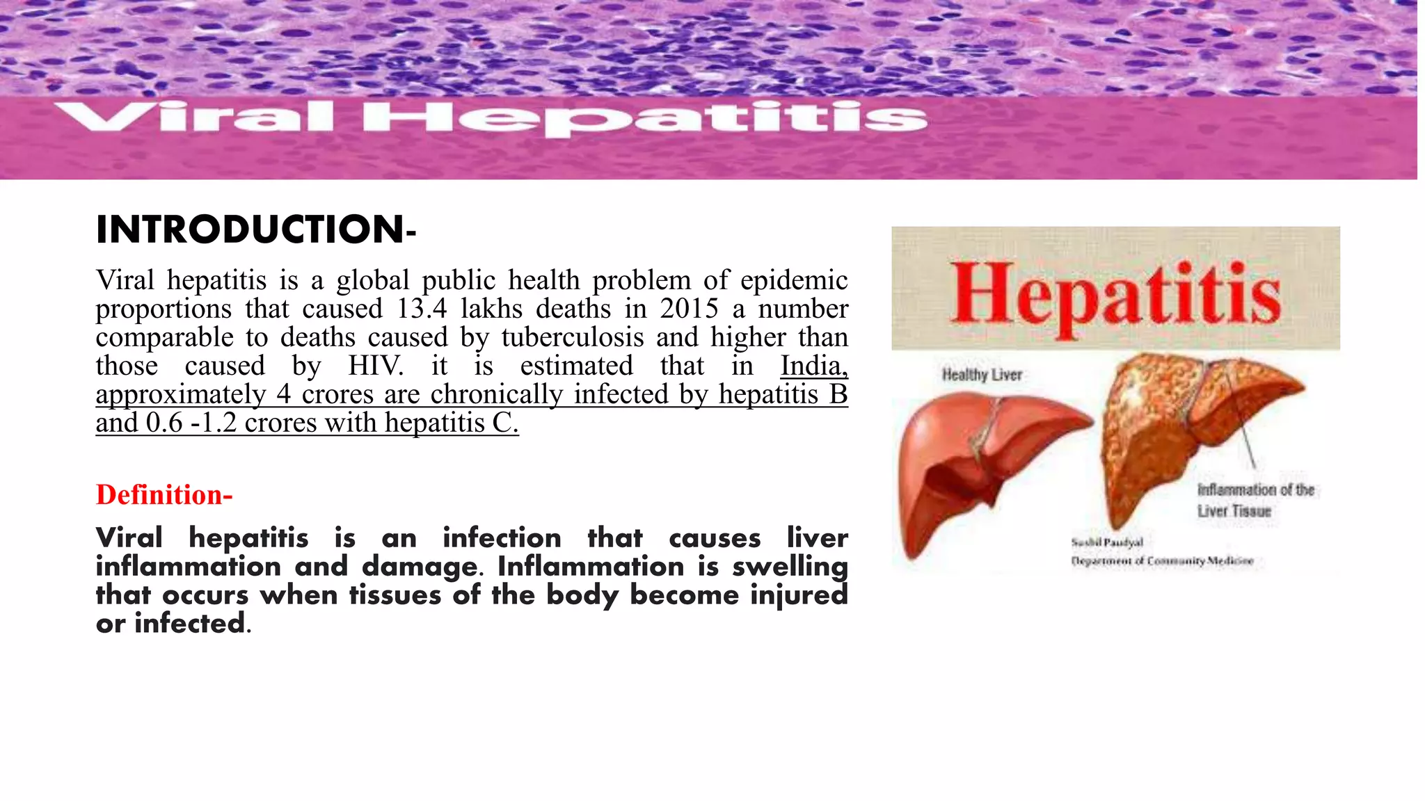Viral hepatitis | PPTX | Infectious Diseases | Diseases and Conditions