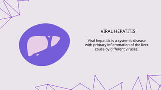 Viral Hepatitis presentation ( Medicine ) | PPTX