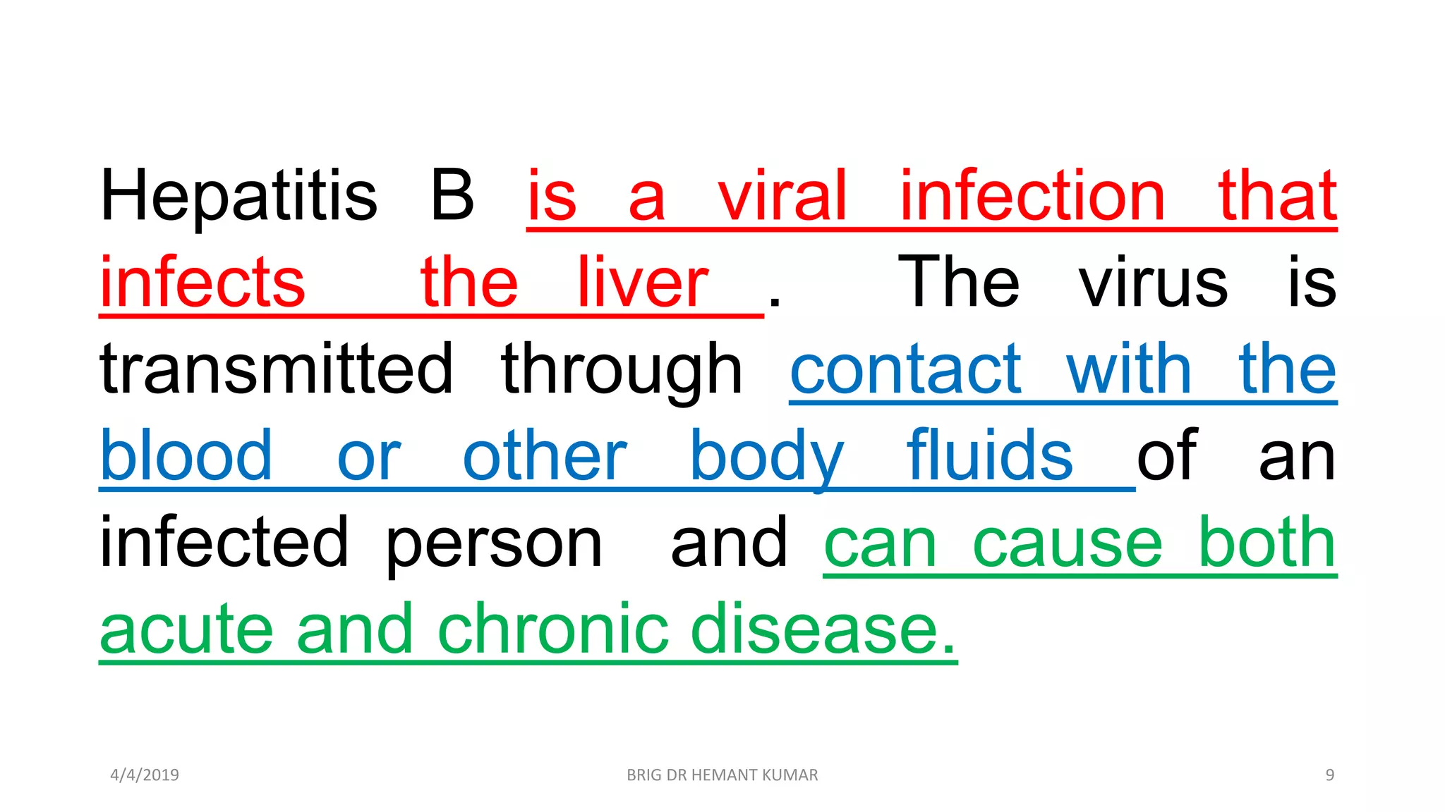 Viral hepatitis b | PPTX | Infectious Diseases | Diseases and Conditions