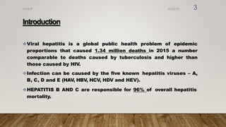 Viral hepatitis control program | PPTX