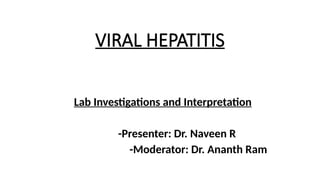 VIRAL HEPATITIS PPT.pptx medical presentation | PPTX
