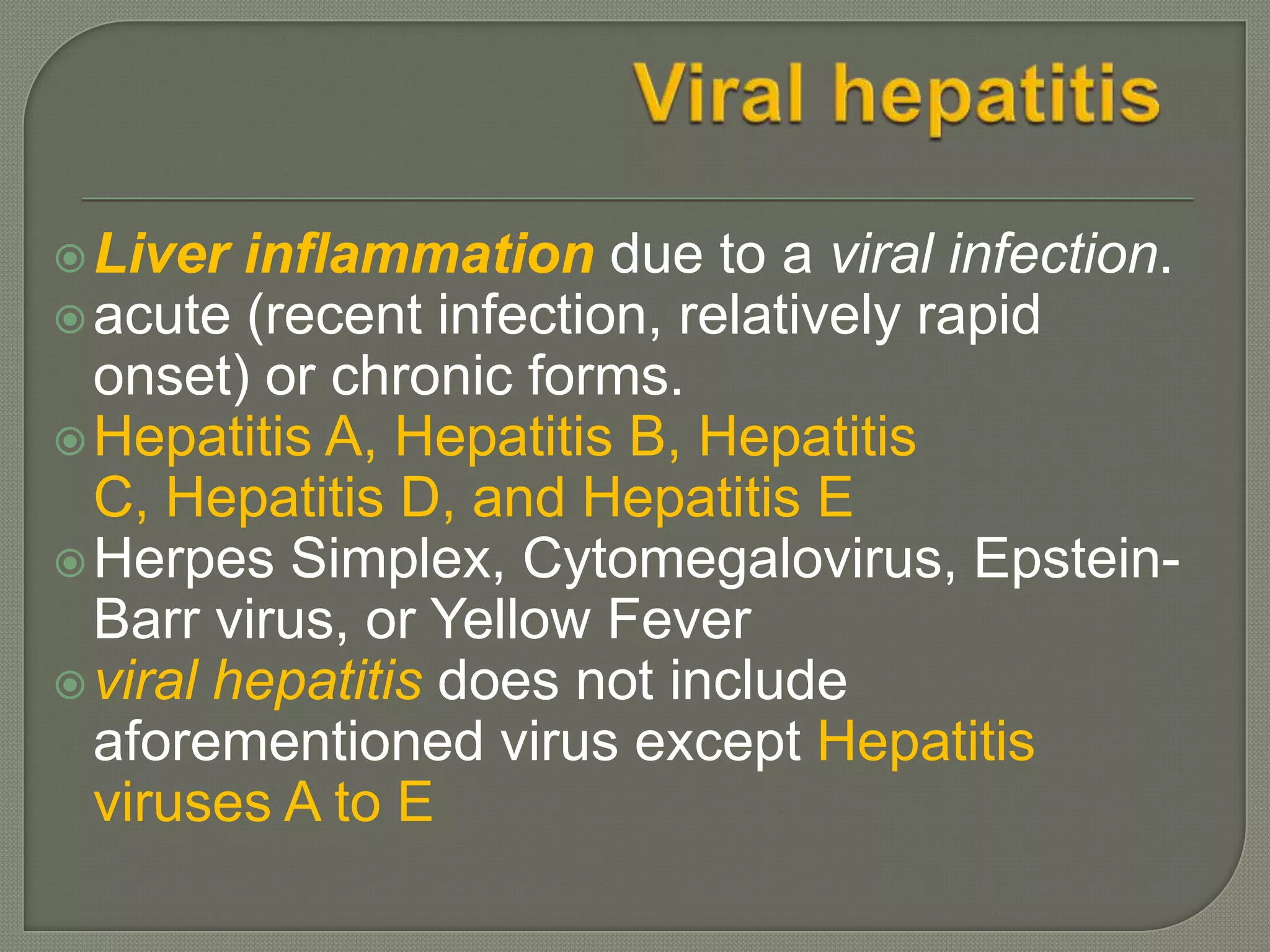 Viral hepatitis by Dr. John | PPTX