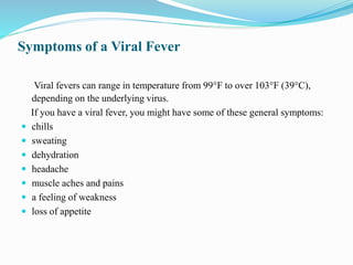 general knowledge about Viral infection (fever). | PPTX | Infectious ...