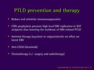 Viral infections in transplantation | PPT