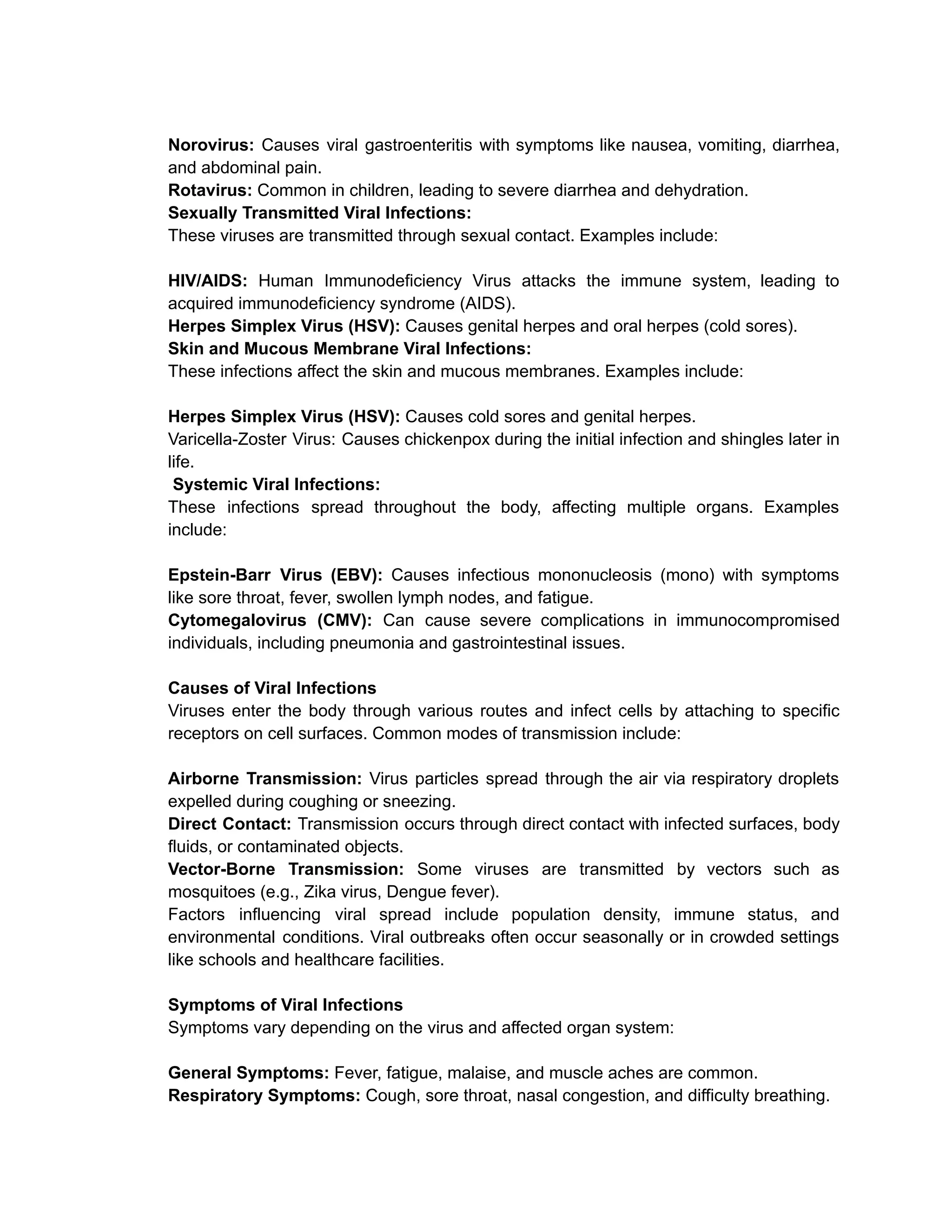 Viral Infections: Types, Causes, Symptoms, & Treatment | PDF Viral Infections: Types, Causes, Symptoms, & Treatment | PDF