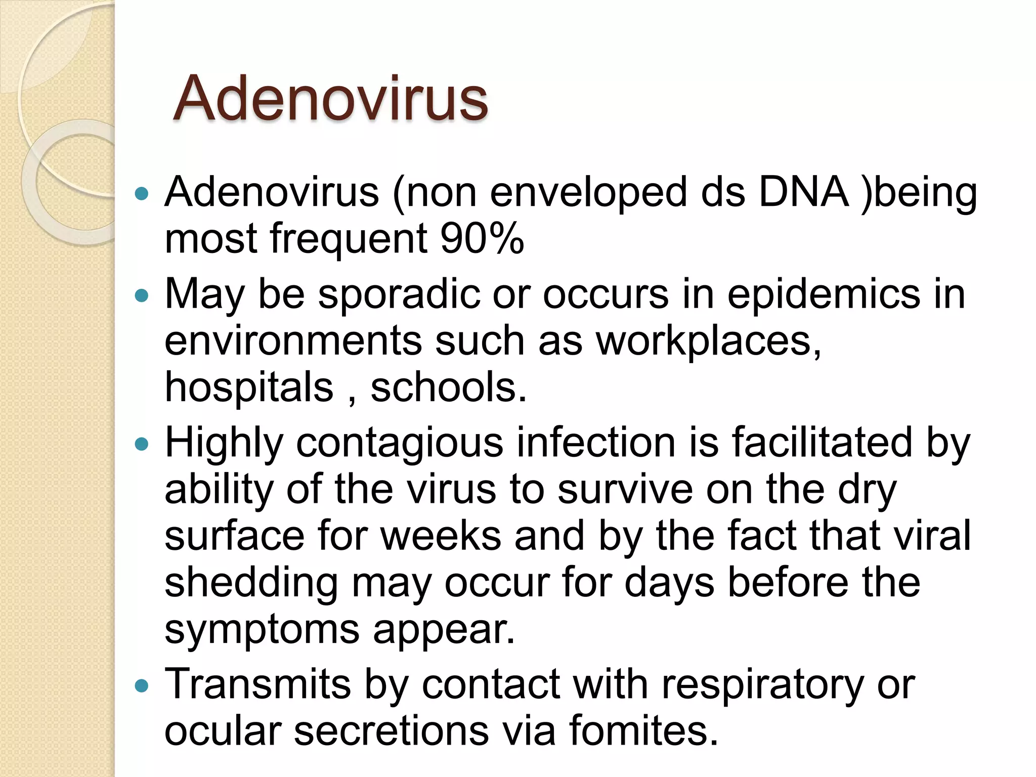 Viral infections of eye | PPTX