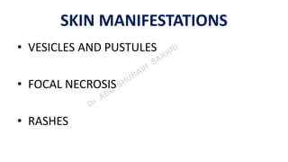 Viral infections of the skin | PPTX