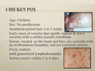 Viral infections (oral cavity) | PPTX