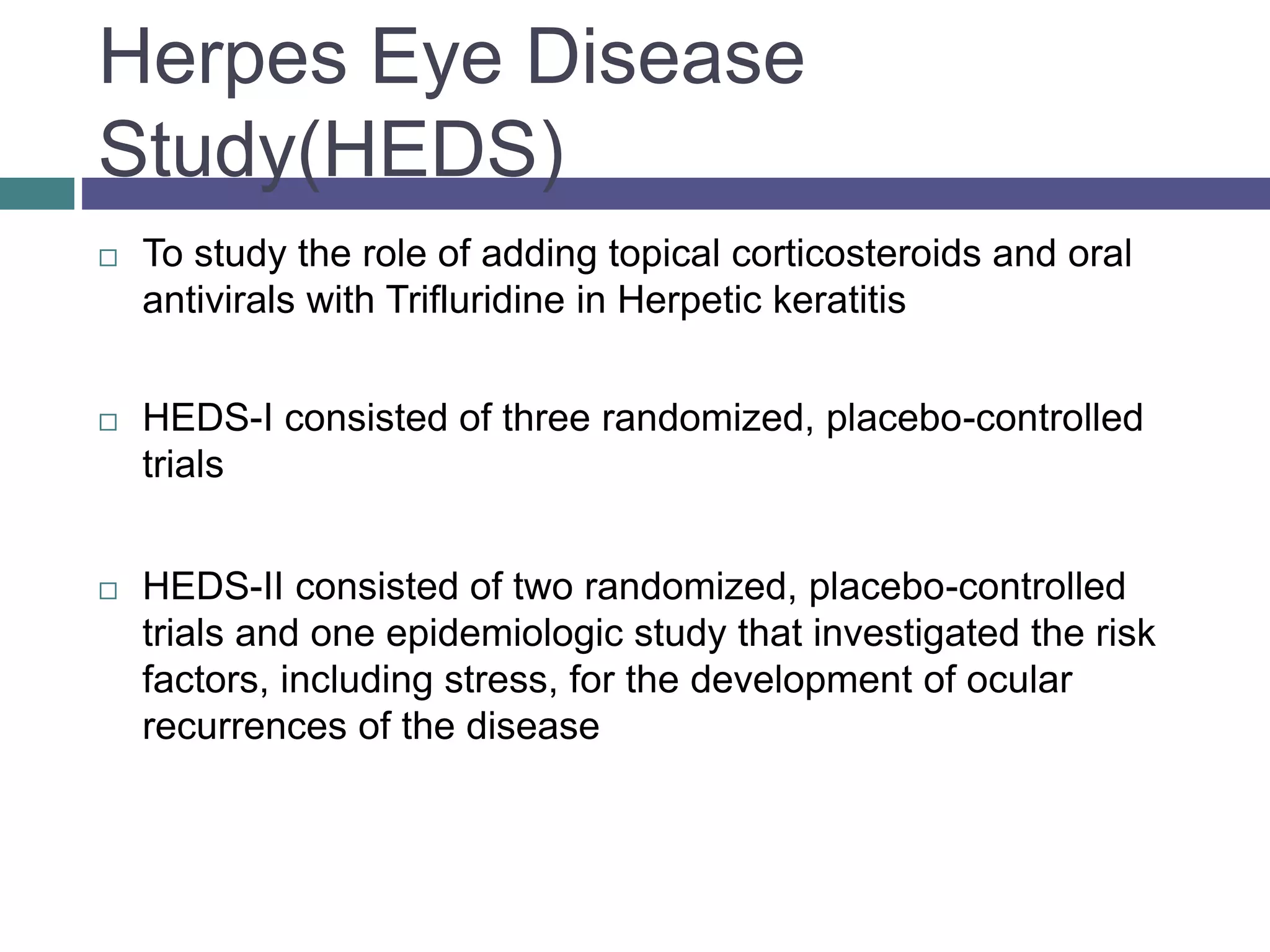Viral keratitis: Diagnosis and management | PPTX