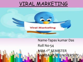 Viral marketing with an example | PPTX