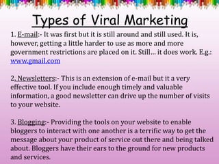 Viral marketing with an example | PPTX