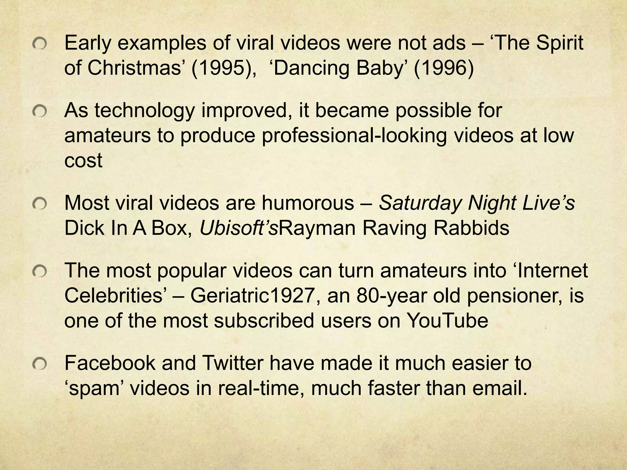 Viral Marketing Campaigns | PPTX