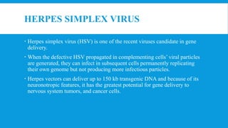 Viral Methods for Gene Transfer | PPTX