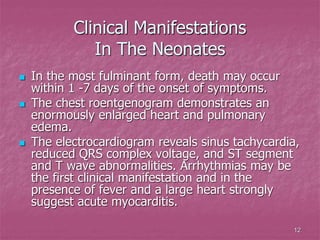 viral myocarditis in pediatrics age group .ppt