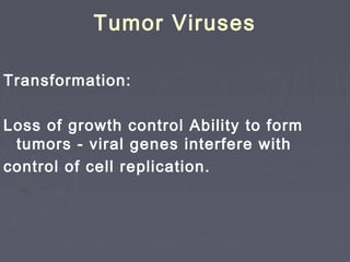 Viral oncogenesis | PPT