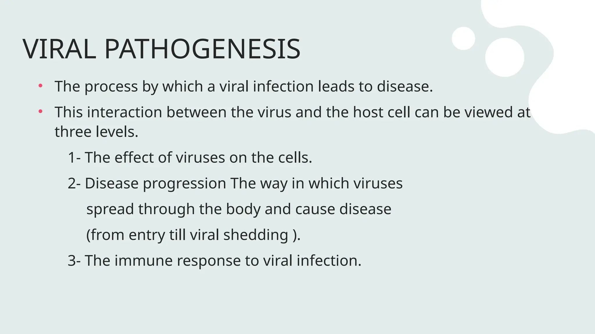 viral pathogenesisviral pathogenesisviral pathogenesisviral ...