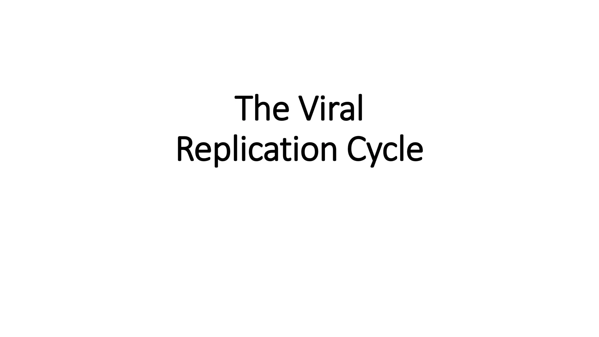 Viral replication and life cycle.pptx