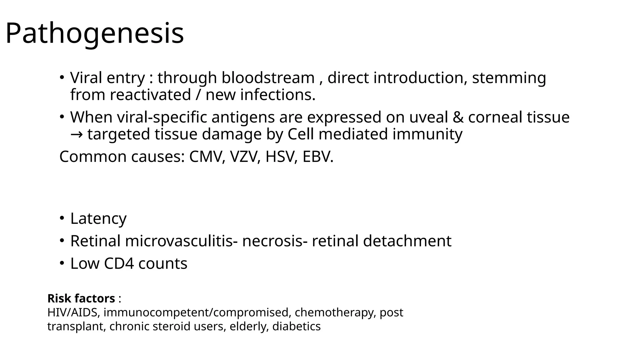 viral retinitis discussion by Dr Aman Dalal | PPTX