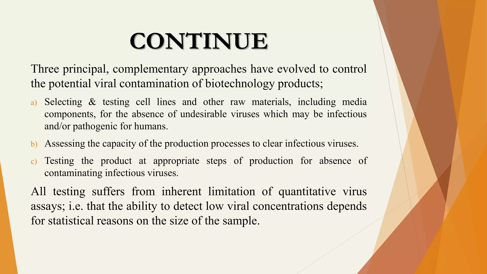 Presentation on ICH guidelines Q5A (R1) and Q4B Annex 2 (R1) | PPTX