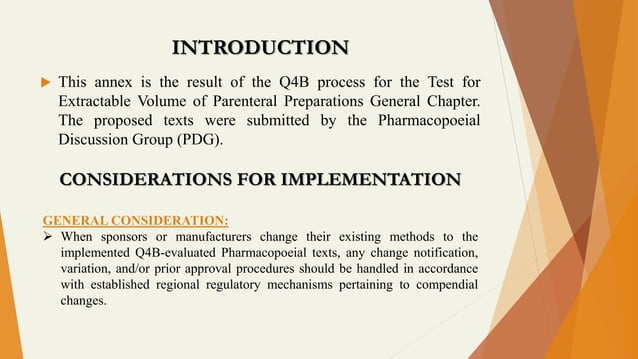 Presentation on ICH guidelines Q5A (R1) and Q4B Annex 2 (R1) | PPTX | Biological Sciences | Science