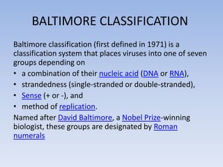 Viral taxonomy | PPTX