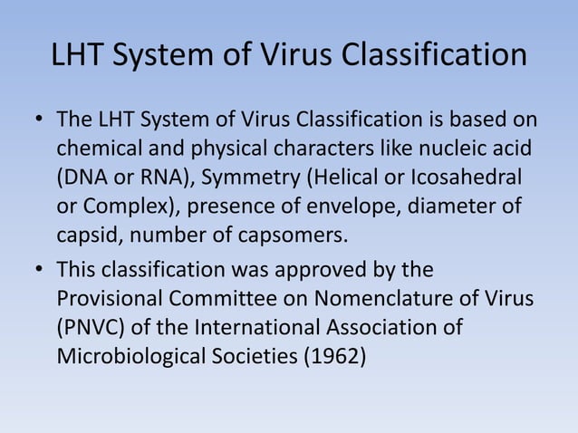 Viral taxonomy | PPTX