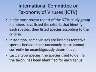 Viral taxonomy | PPTX