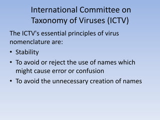 Viral taxonomy | PPTX