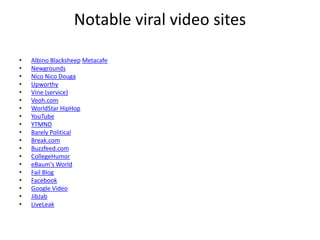 Viral video | PPTX
