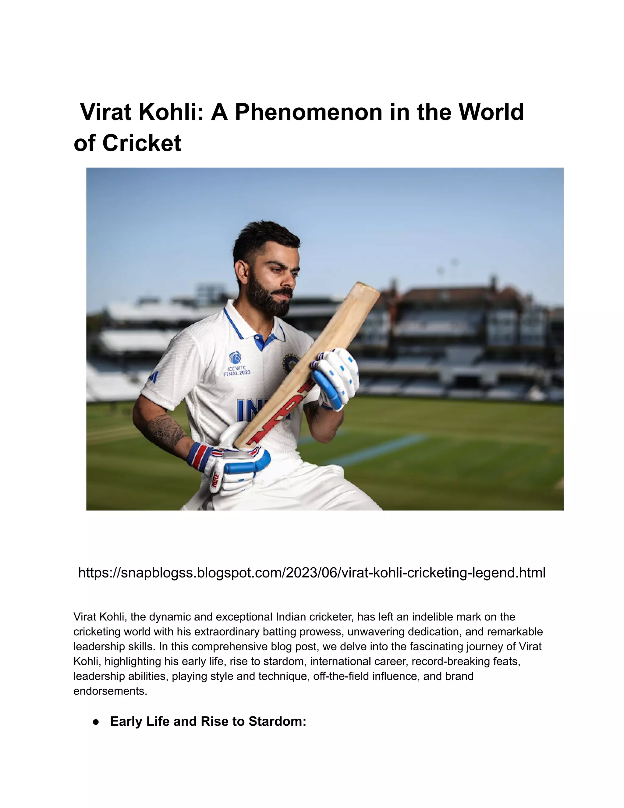 Virat Kohli_ A Cricketing Legend.pdf