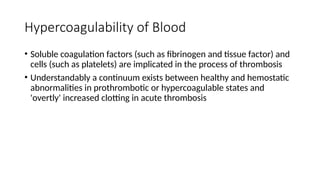 The Knowledge of Virchows Triad and its core | PPTX